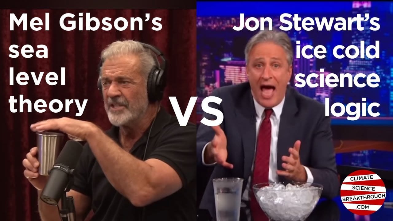 Mel Gibson v Jon Stewart - We Can Fix Climate Change